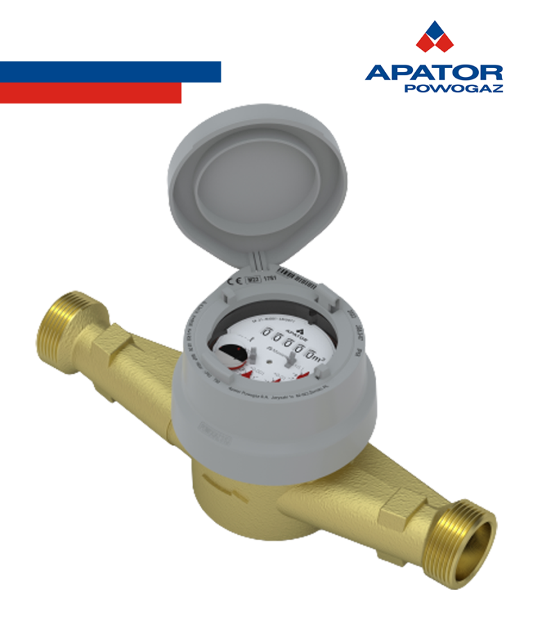 Đồng hồ nước Apator Model JS MASTER+ IP68 | Đồng hồ nước lạnh | Apator ...